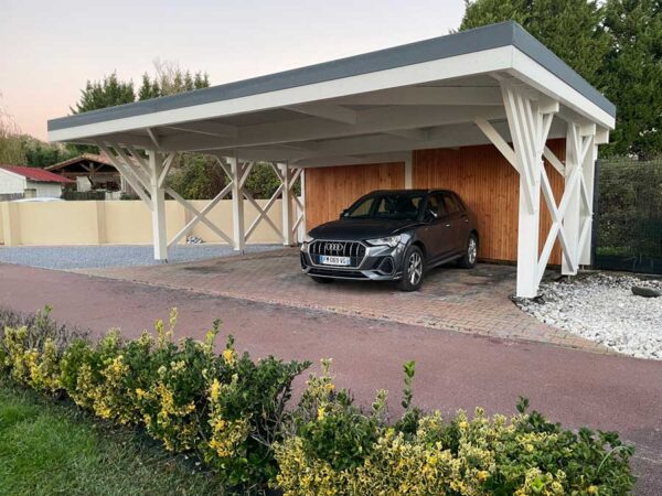 Archives des Carports moderne - Les cabanes du Sud-Ouest